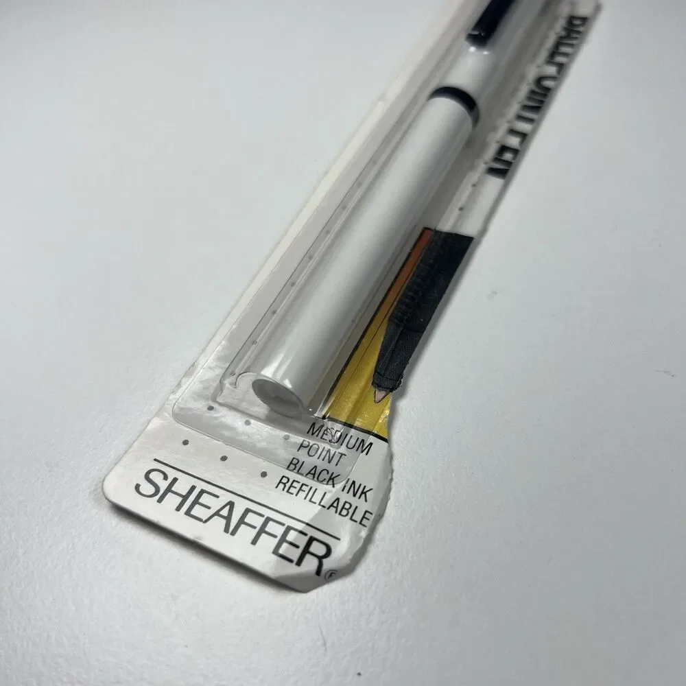 No Brand | Office | Vtg Sheaffer White Delta Grip Ball Point Pen ...